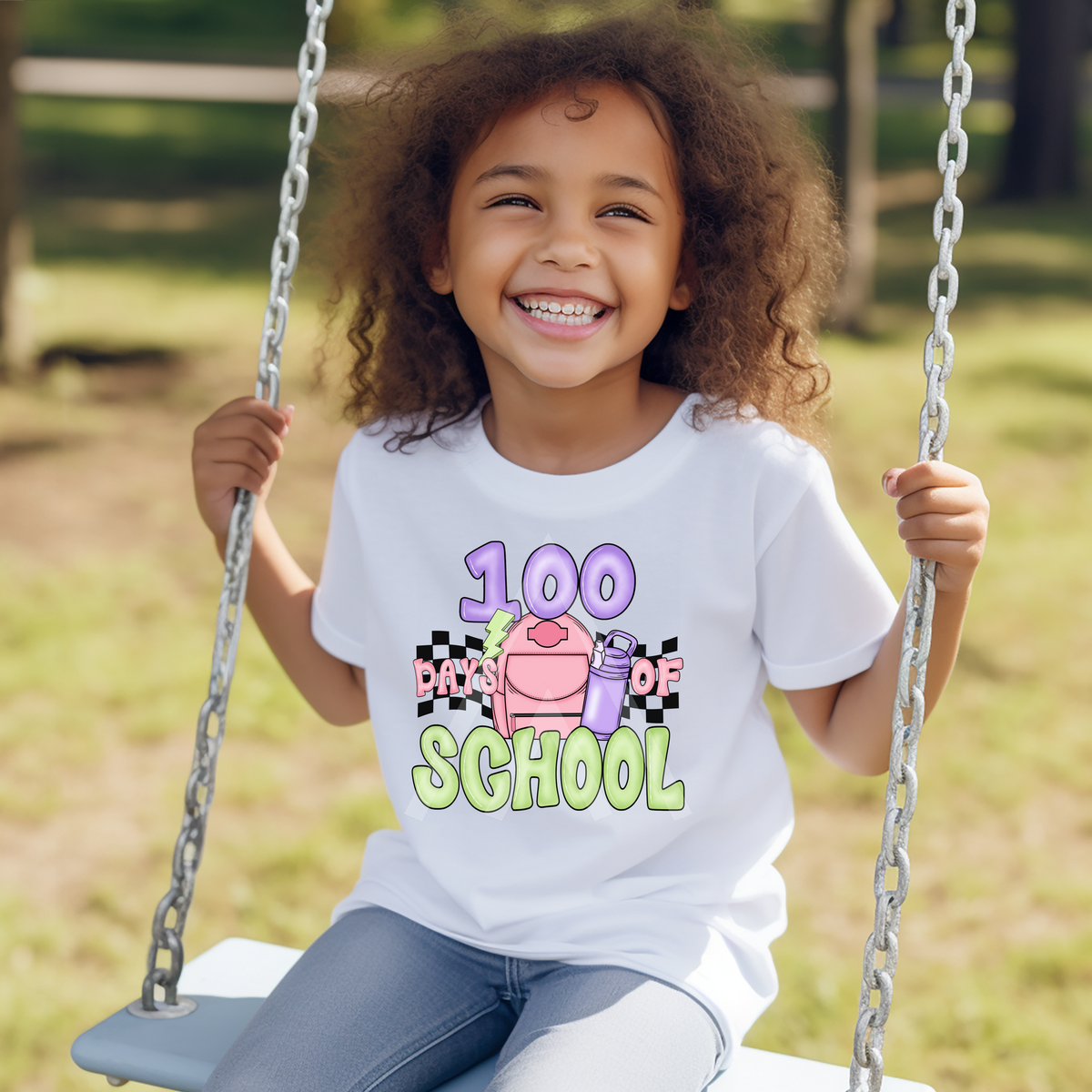 Backpack 100 Days Of School – Up North Screen Prints