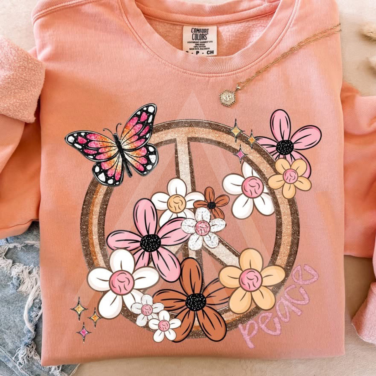 Floral Peace – Up North Screen Prints