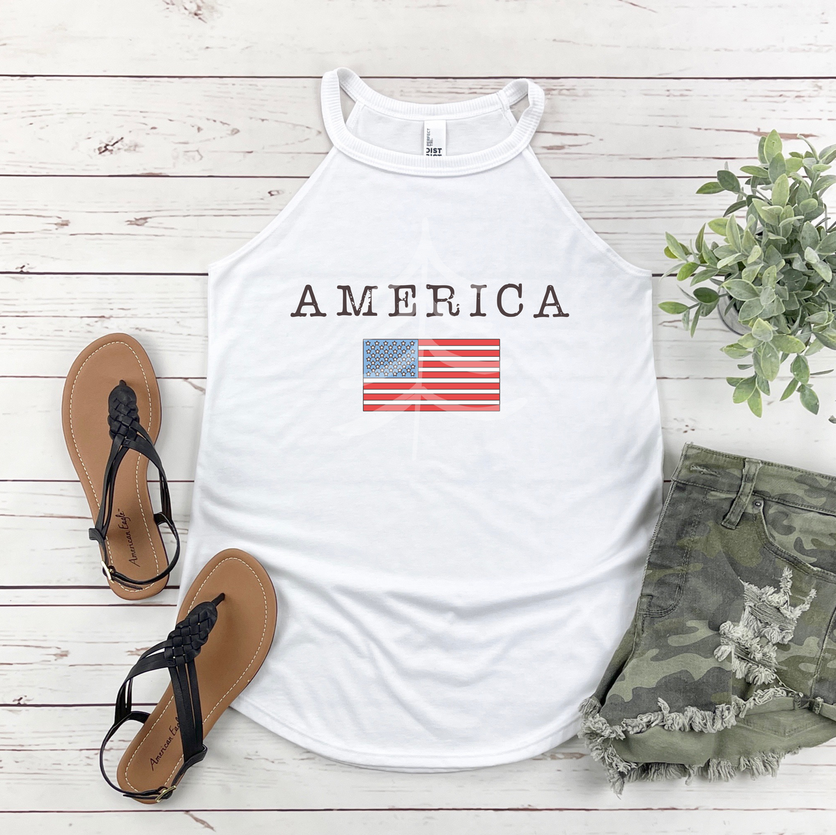 America Simple Flag – Up North Screen Prints