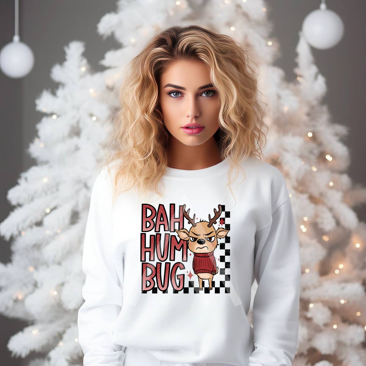 Bah Hum Bug Reindeer – Up North Screen Prints