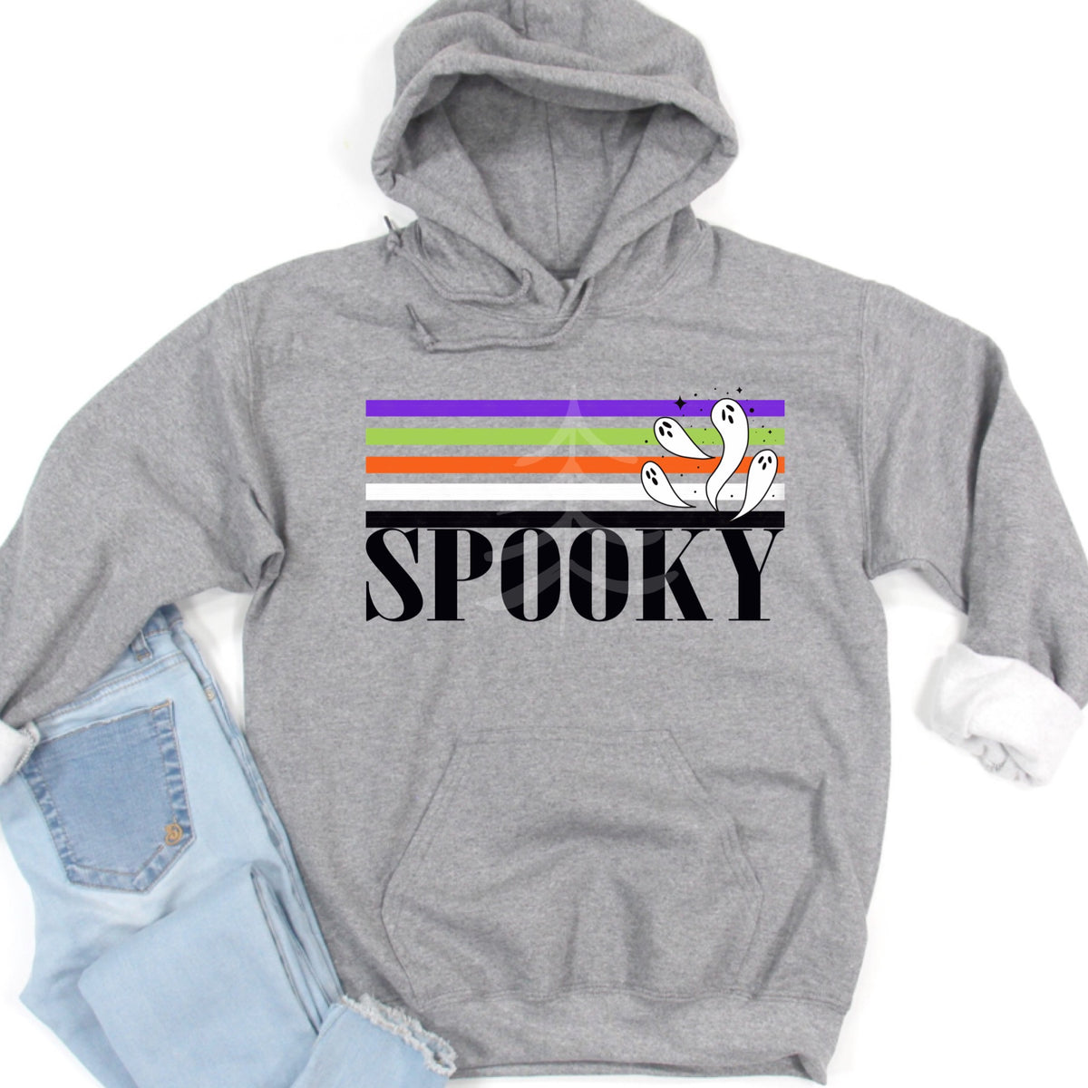 Retro Stripes Spooky – Up North Screen Prints