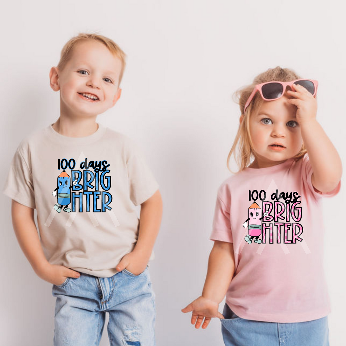 Checkered 100 Days Brighter – Up North Screen Prints