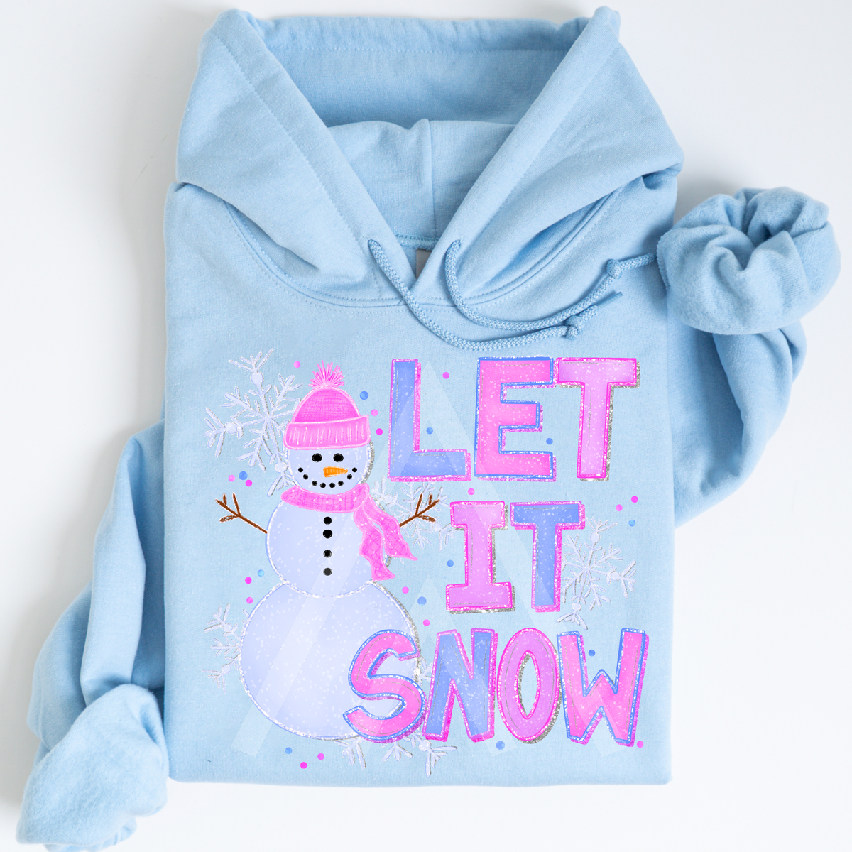 Glitter Let It Snow – Up North Screen Prints