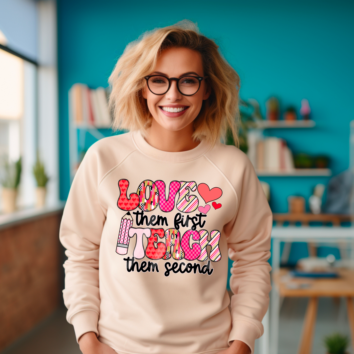 Pinky Patterns-Love Them First – Up North Screen Prints