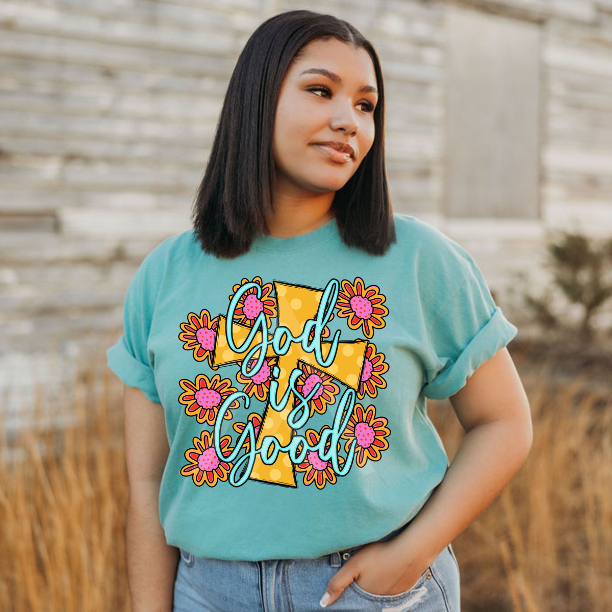 Polka Dot God Is Good – Up North Screen Prints