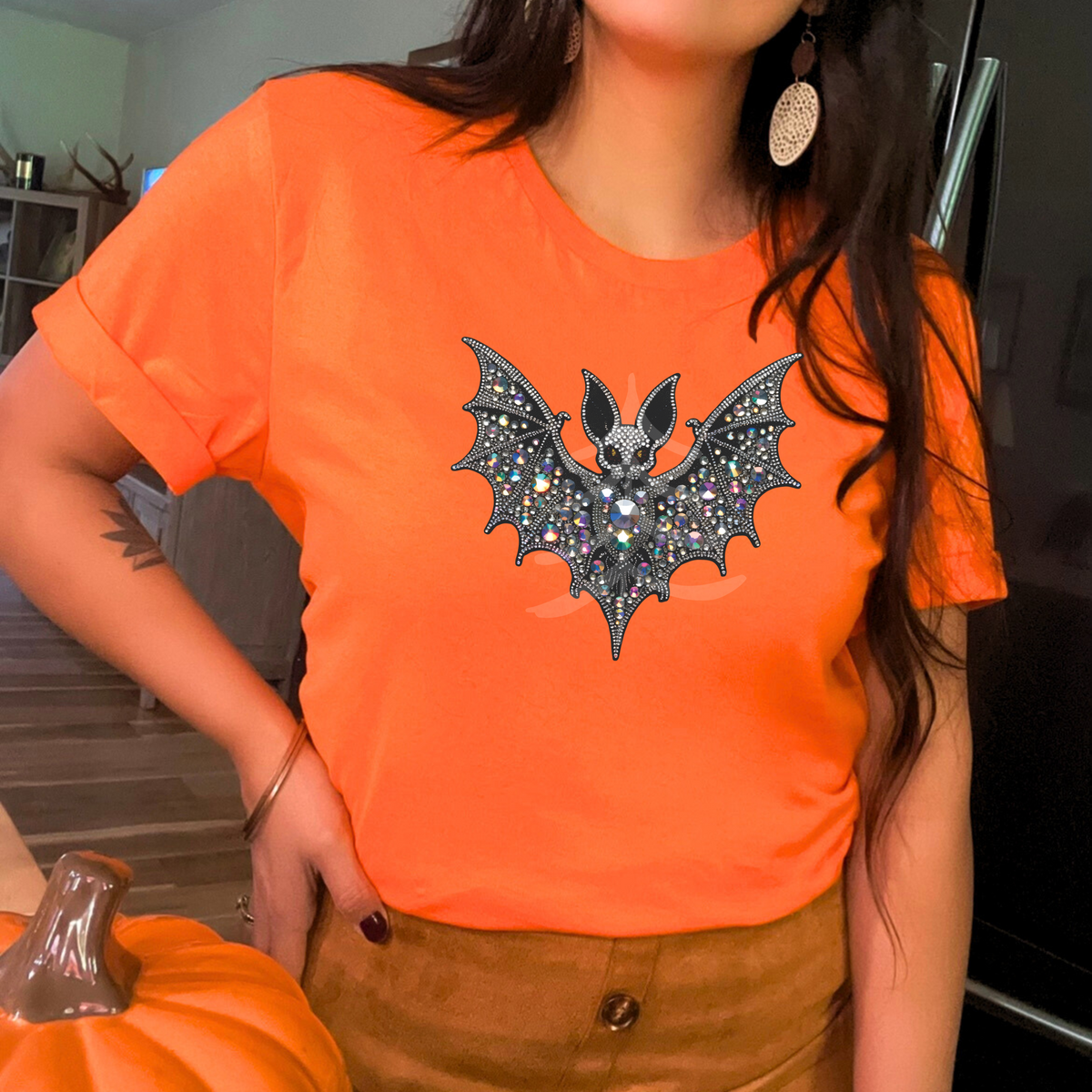 Rhinestone Bat – Up North Screen Prints