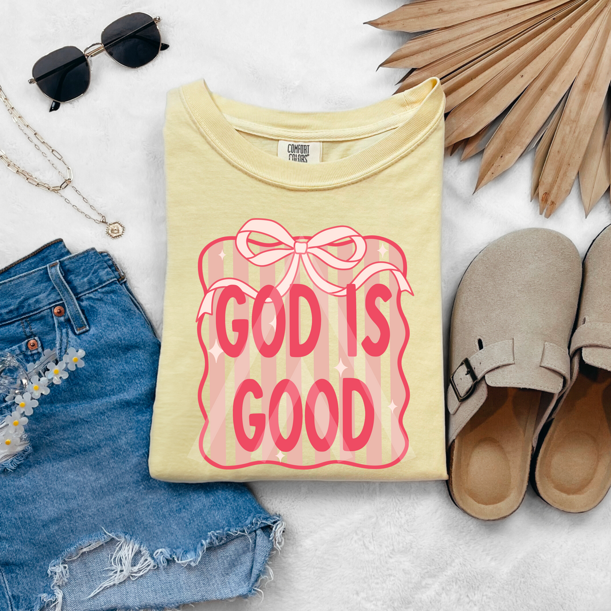Striped God Is Good – Up North Screen Prints