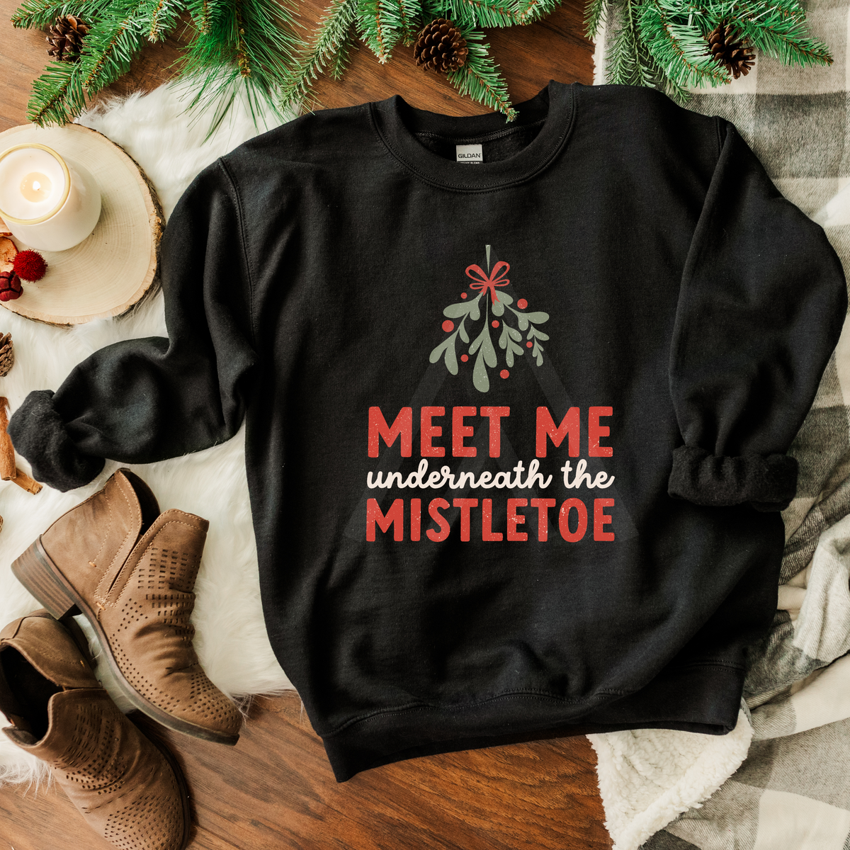 Underneath The Mistletoe – Up North Screen Prints