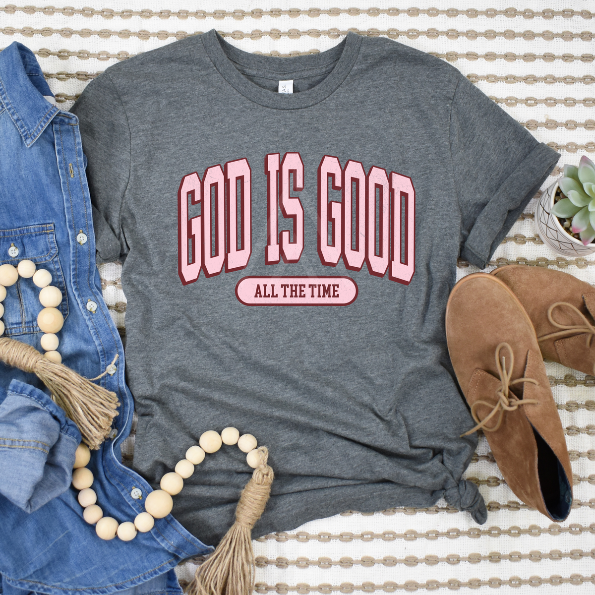 Varsity God Is Good – Up North Screen Prints