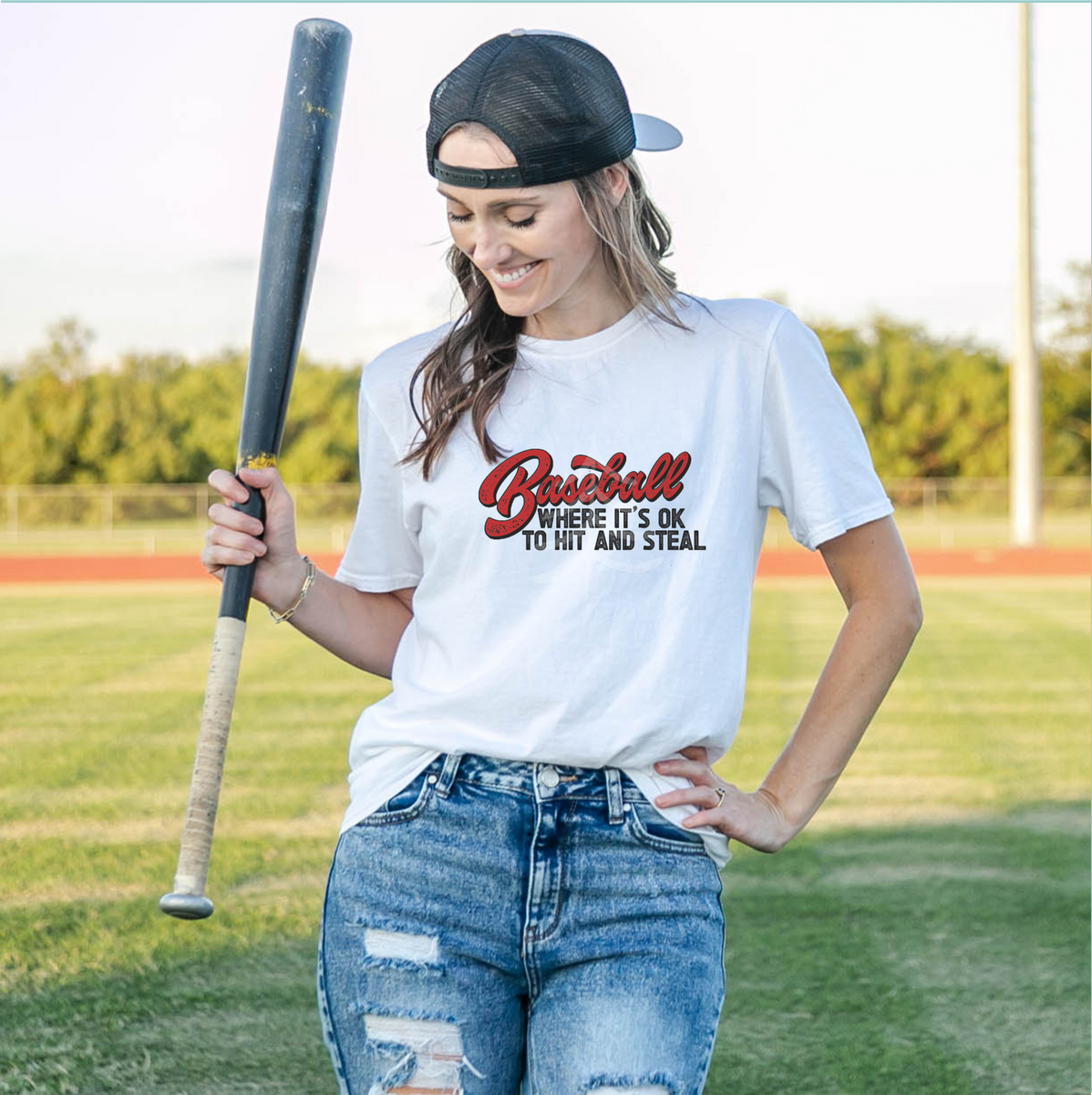 Where It's Okay To Hit And Steal – Up North Screen Prints