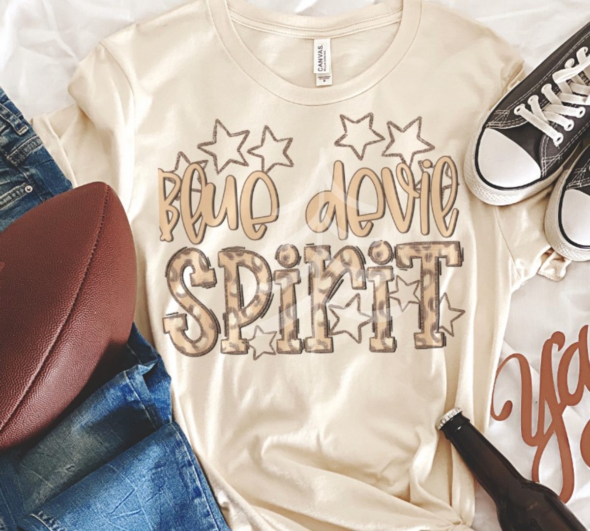 Neutral Leopard Mascot – Up North Screen Prints