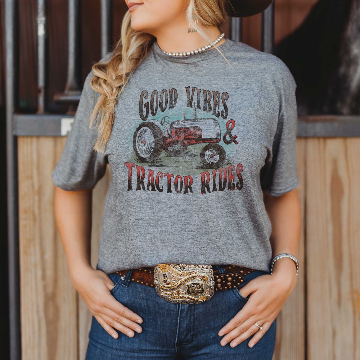 Good Vibes And Tractor Rides – Up North Screen Prints