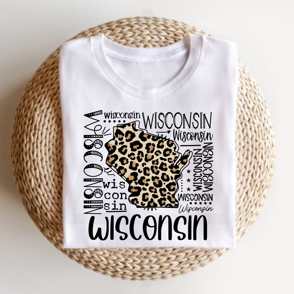 Leopard State Typography – Up North Screen Prints