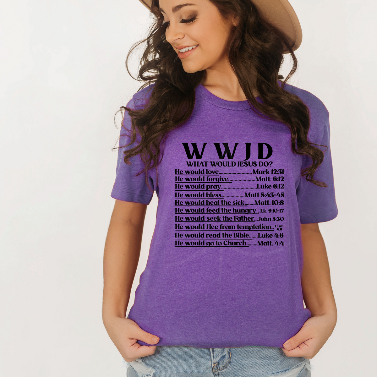 WWJD Verses – Up North Screen Prints