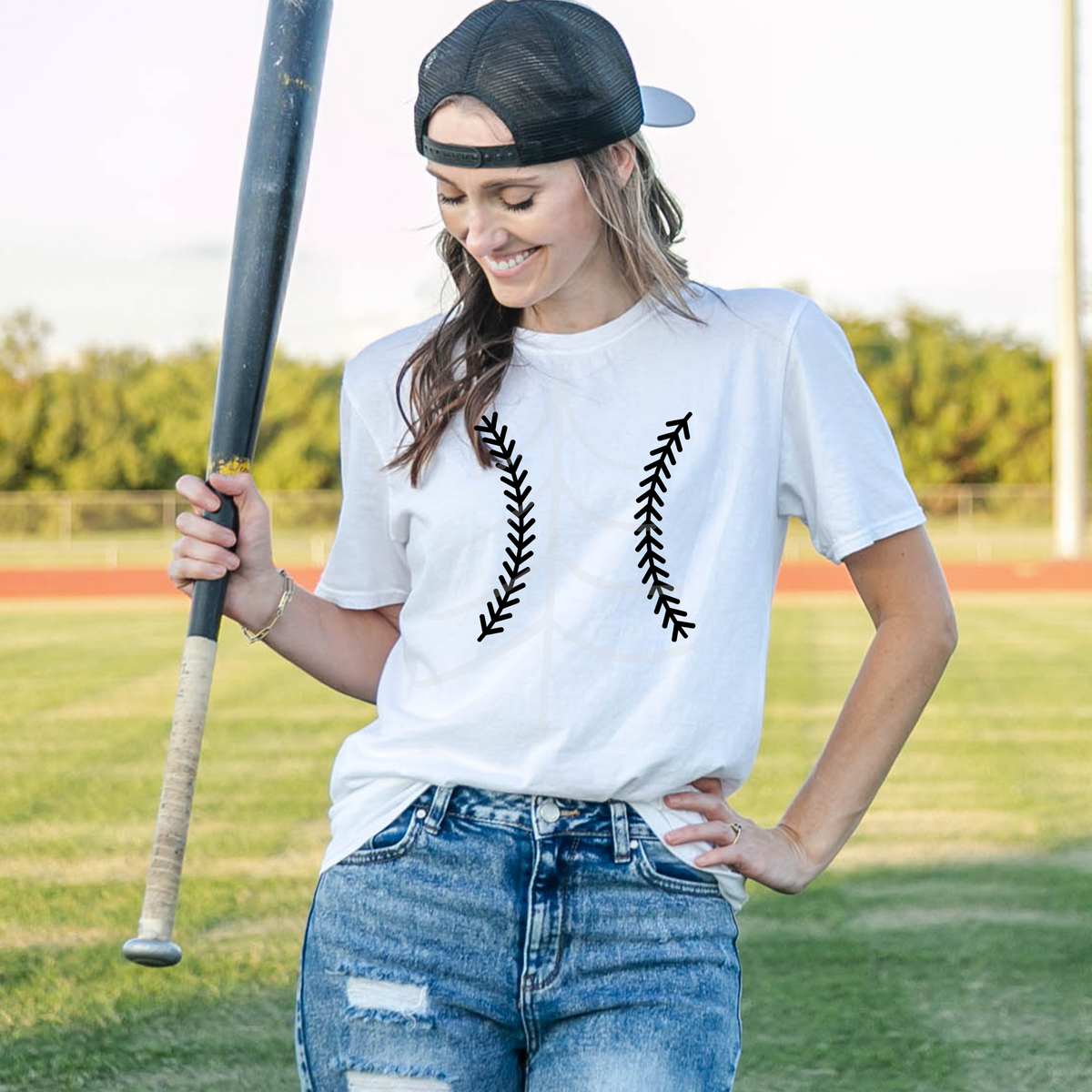 Curved Black Laces *UNSP EXCLUSIVE* – Up North Screen Prints